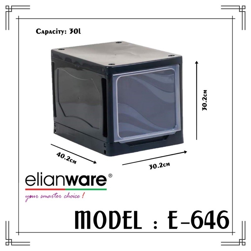 Elianware E-646 Diy Drawer Storage Box / Storage Cabinet / Cloth / Shoe ...