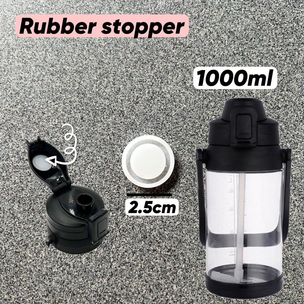 Big Bottle Accessories Water Bottle Rubber Ring Stopper Press Button Bottle Cap Lid 2000ml ...