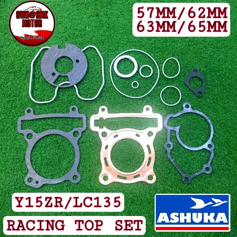 ASHUKA LC135 RACING GASKET TOP SET 57MM 62MM 63MM 65MM 66MM 70MM 72MM ...