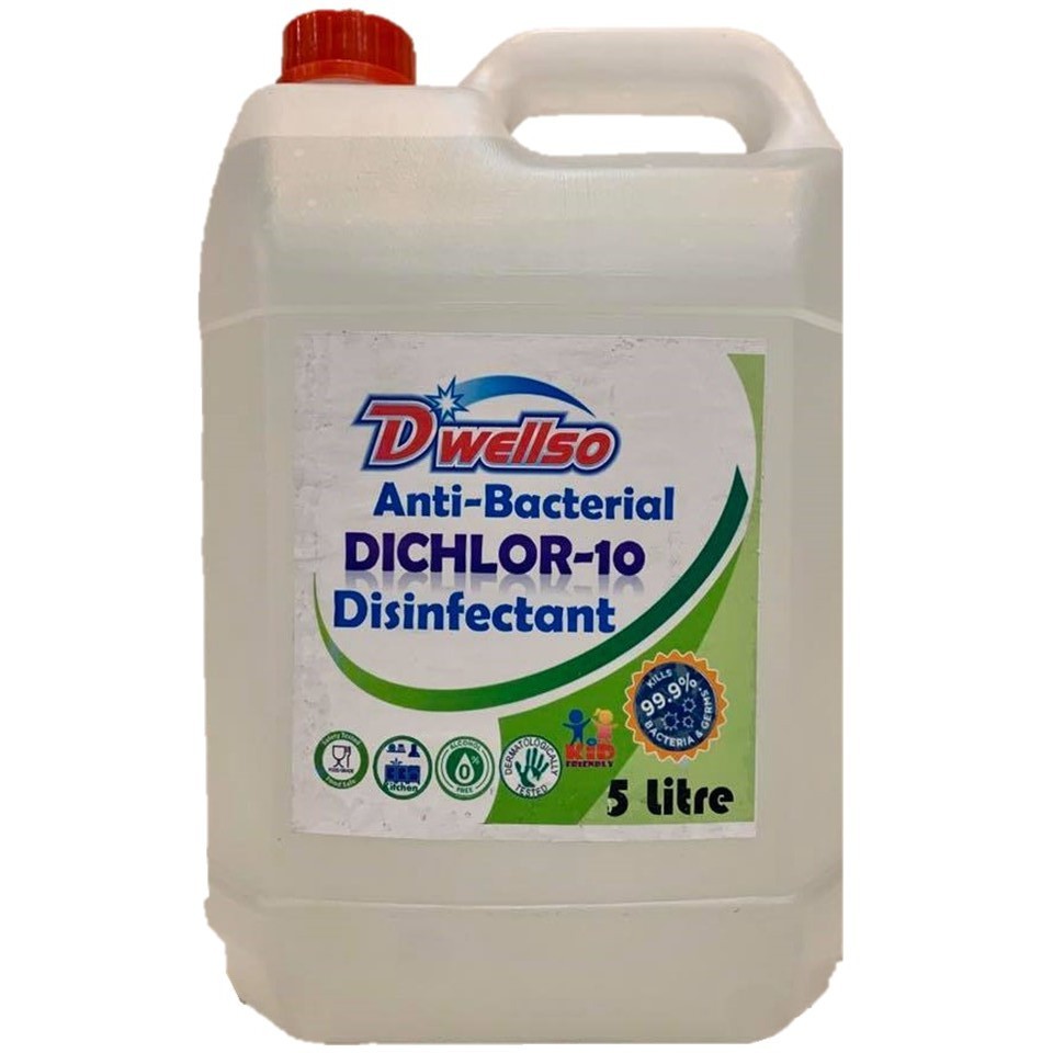 Dwellso Anti-Bacterial DICHLOR-10 Disinfectant 5L | Shopee Malaysia