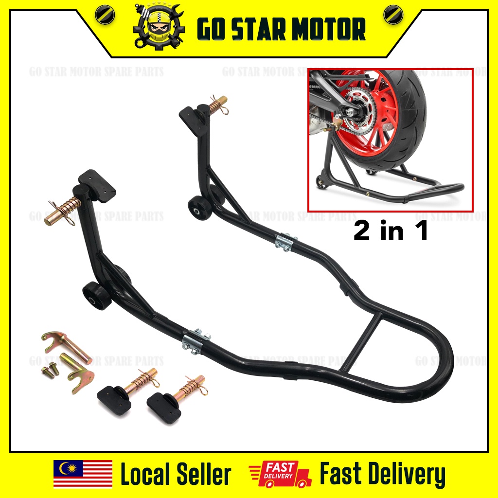 PADDOCK STAND IMPORT 2 IN 1 HEAVY DUTY PADOCK MOTOR STAND BELAKANG GET ...