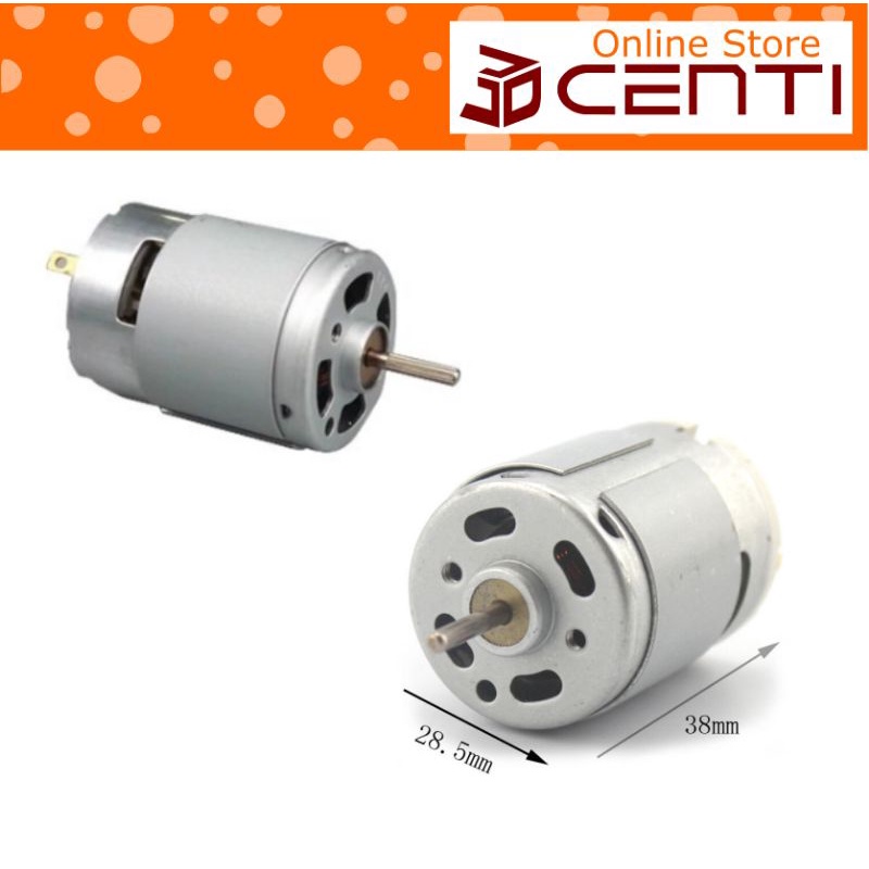 High speed DC 380 RS380 motor 5000 rpm 12V 18V 24V RS 380 low noise ...