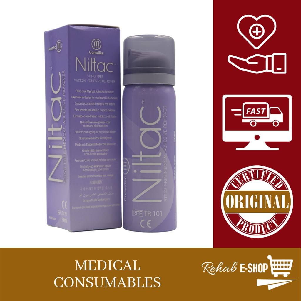 CONVATEC NILTAC ADHESIVE REMOVER 75G | Shopee Malaysia