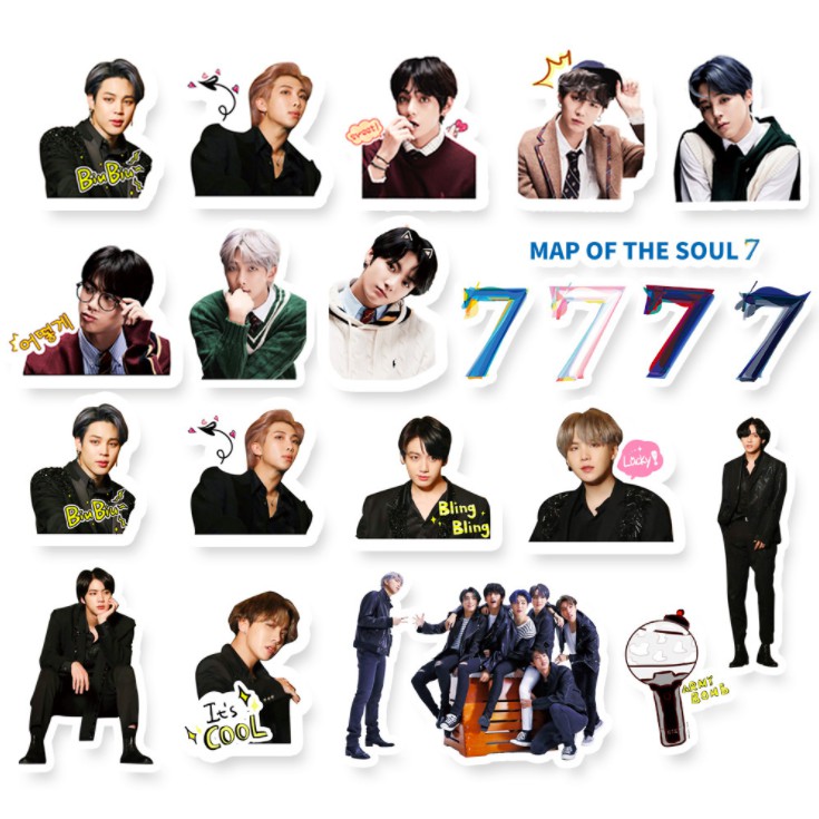 BTS Kpop Stickers BTS Kpop Bangtan Army Stickers Kpop Stickers BTS ...