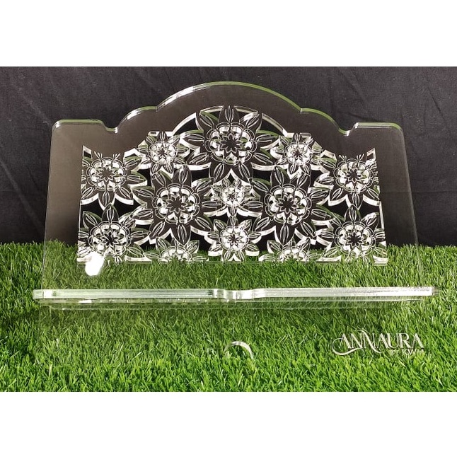 Exclusive Design Rehal Acrylic Design Mekah @ Bunga Tanjung 9 Kelopak ...
