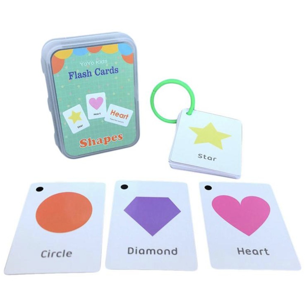 Early Learning Flash Card Kad Animal Shape Colour Body Number Alphabet ...