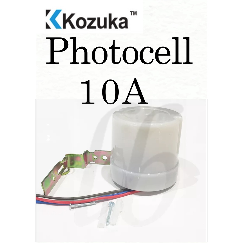 Kozuka Photocell 10A Photocell Switch, Day & Night Lighting Auto Sensor ...