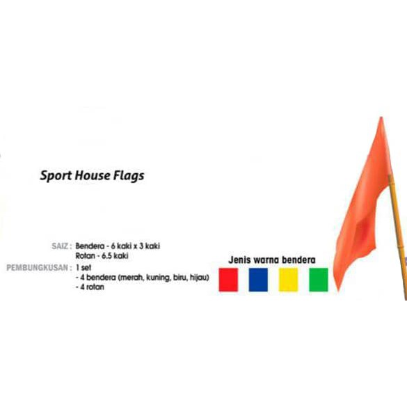 Sport House Flags (Bendera Rumah Sukan) | Shopee Malaysia