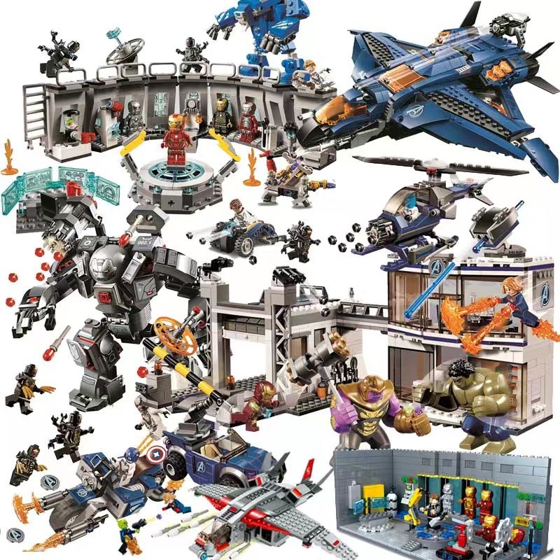 Building block sy383 Iron Man fights Ultron massacre to attack SHIELD ...