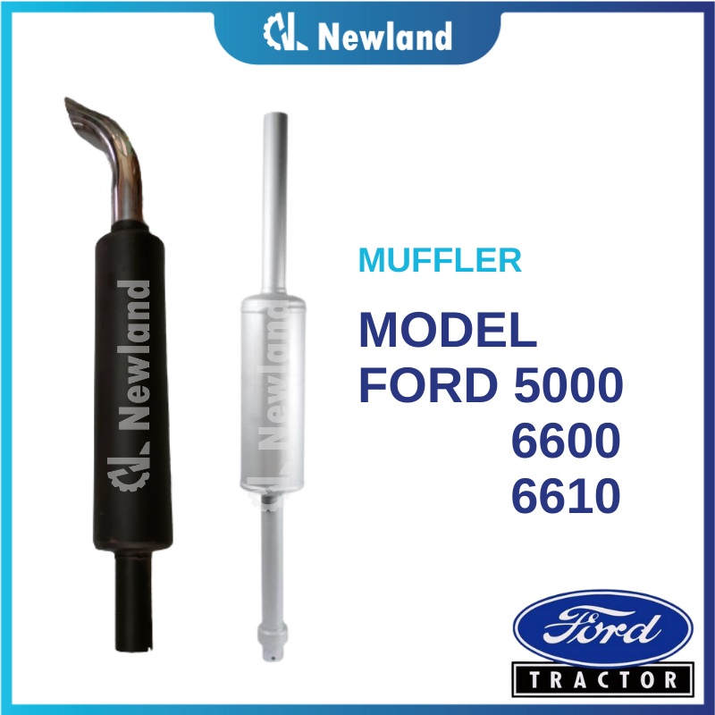 Exhaust / Muffler (Made in Thailand) - Tractor Ford 5000, 6600, 6610 ...