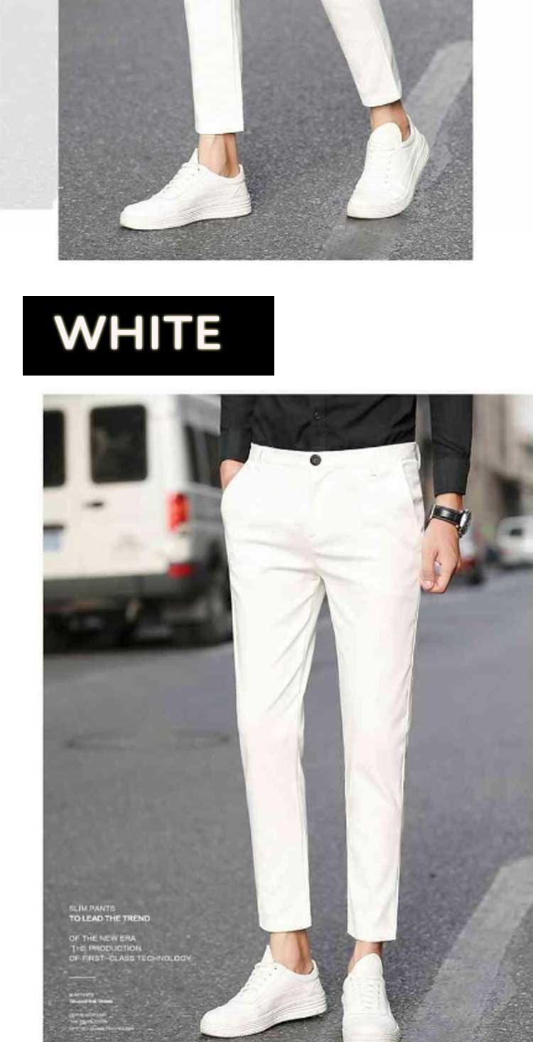 🔥Local Stock🔥 Men's Pants Slim Fit Korean Trousers Business Casual ...