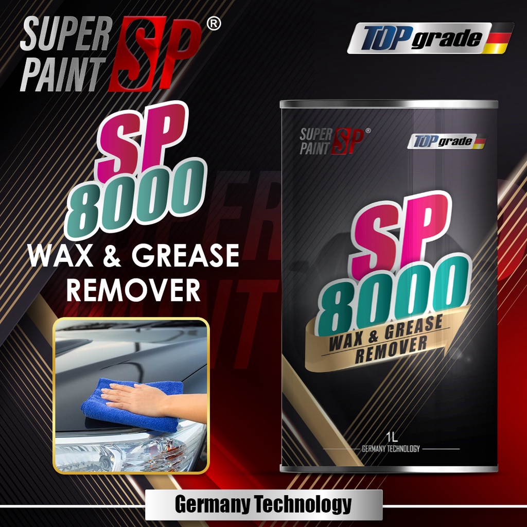 SP8000 Wax and Grease Remover 1L Removing Wax & Grease Before Painting ...