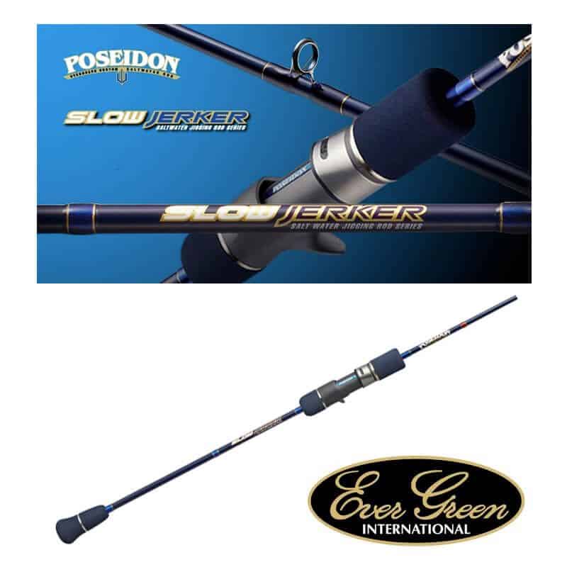 Evergreen Poseidon Slow Jerker Slow Jigging Fishing Rod Made In Japan ...