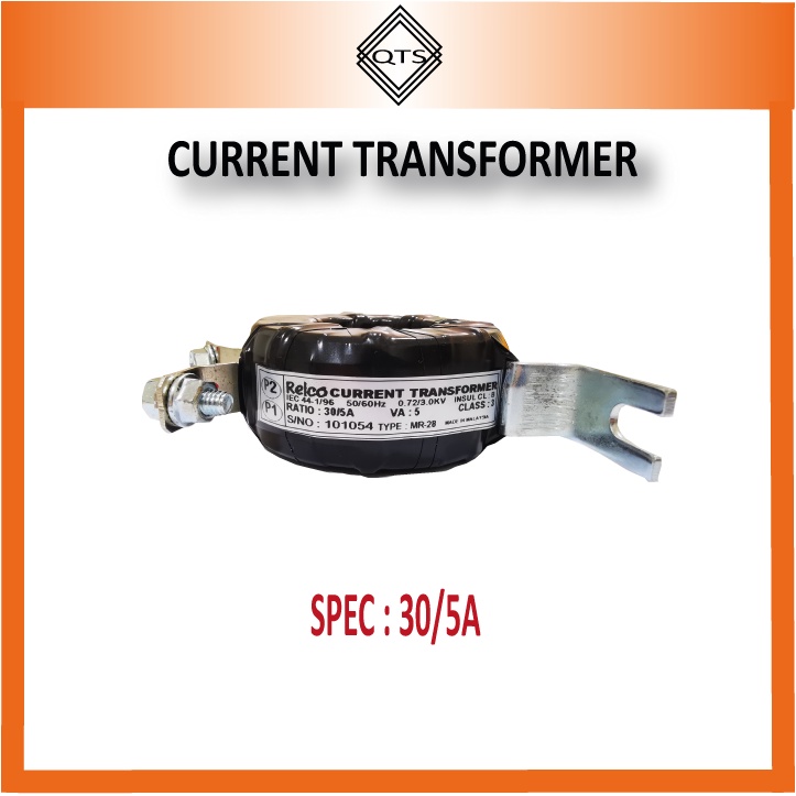 Current Transformer Ct Coil 30 5a 100 5a Class 3 5va 30a 100a With Mounting Bracket Electrical