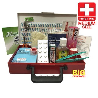 First Aid Kit Box Peti Kecemasan 19 items Inc Paracetamol [JES ...