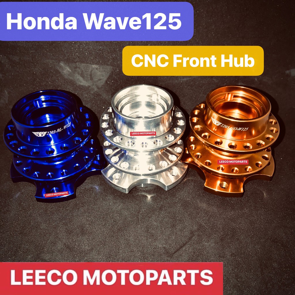 HONDA WAVE125 CNC FRONT HUB (ALLOY) WAVE 125 RACING HUB CNC HUB BUYUNG ...