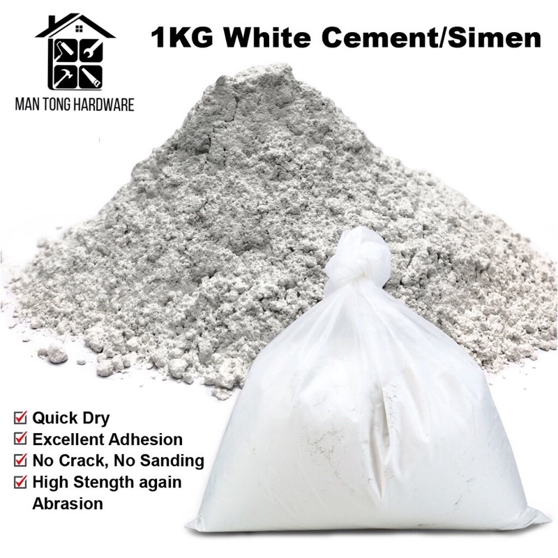 🔥READY STOCK🔥Simen Putih/White Cement 1KG | Shopee Malaysia