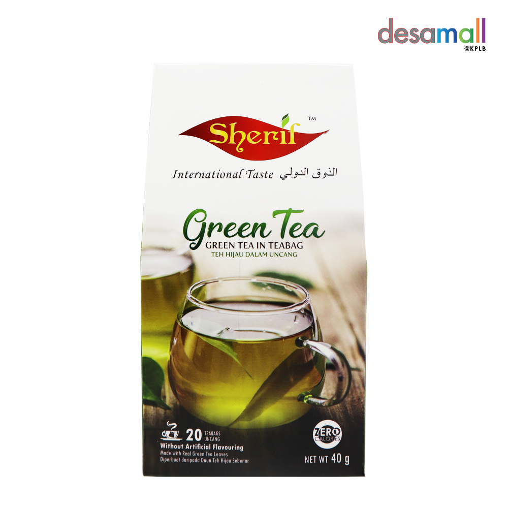 SHERIF Green Tea 20 Uncang (40g) | Shopee Malaysia