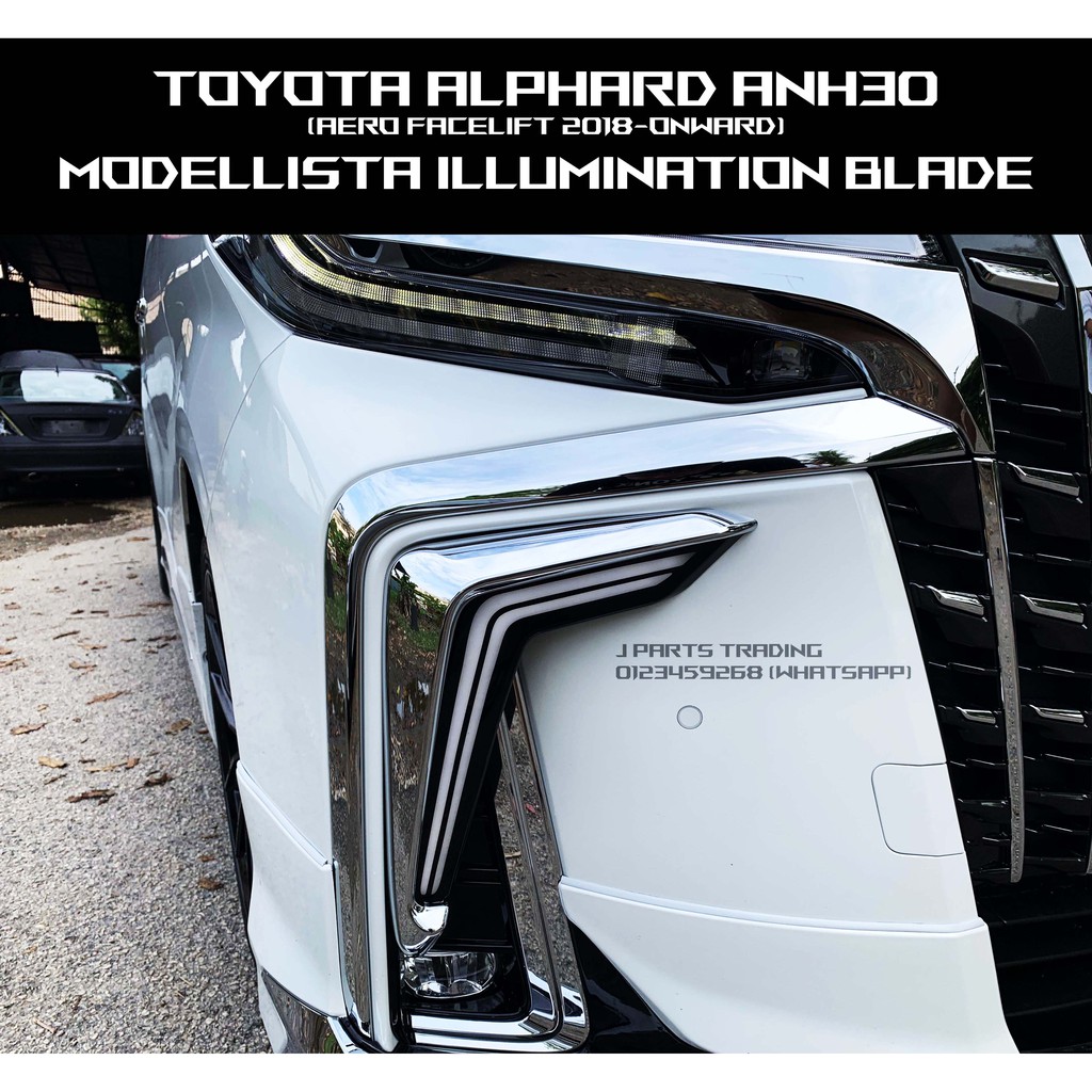 Toyota Alphard Daylight Modellista Signature illumination Blade ...