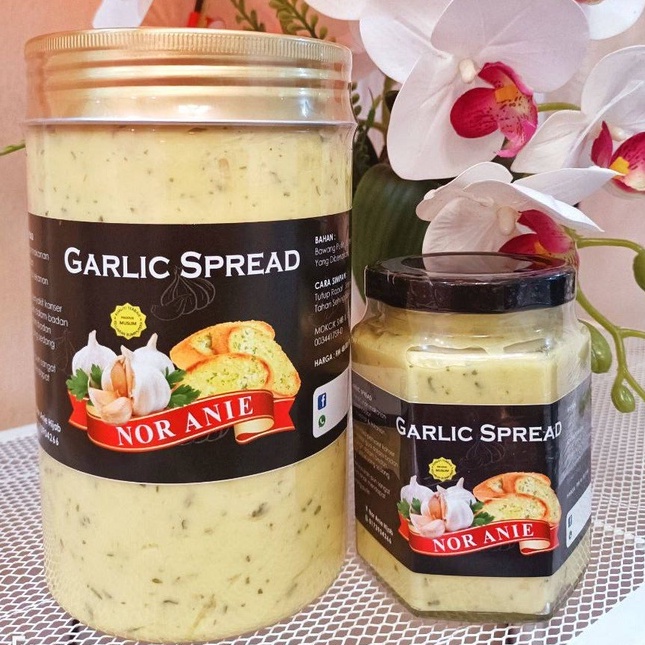 (Hot Item) Garlic Spread Premium Butter Homemade Breakfast, Bawang ...