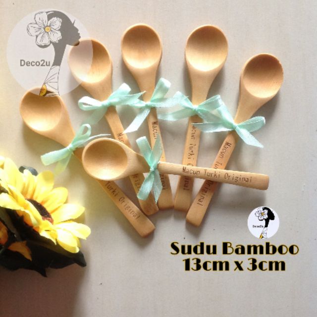 WOODEN SPOON | SUDU KAYU MADU KECIL DOORGIFT/GOODIES MAJLIS KAHWIN ...