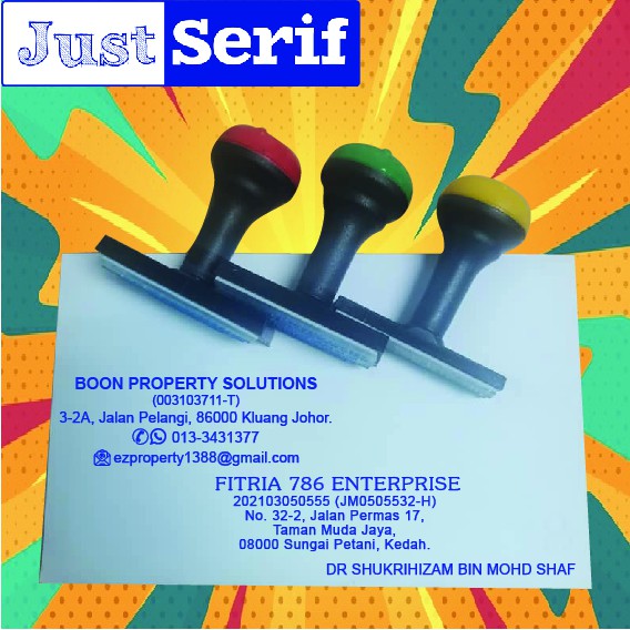 Rubber stamp custom, simple stamp, Name Stamp, Logo Stamp / Cop company ...