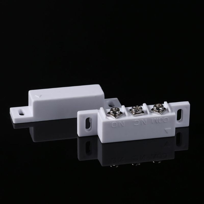 NC NO Magnetic Contact Switch Door Sensor Wired Metal Roller Shutter ...