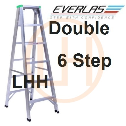 Everlas Double Sided Aluminium Ladder / Tangga Heavy Duty - DS06 - 6 ...