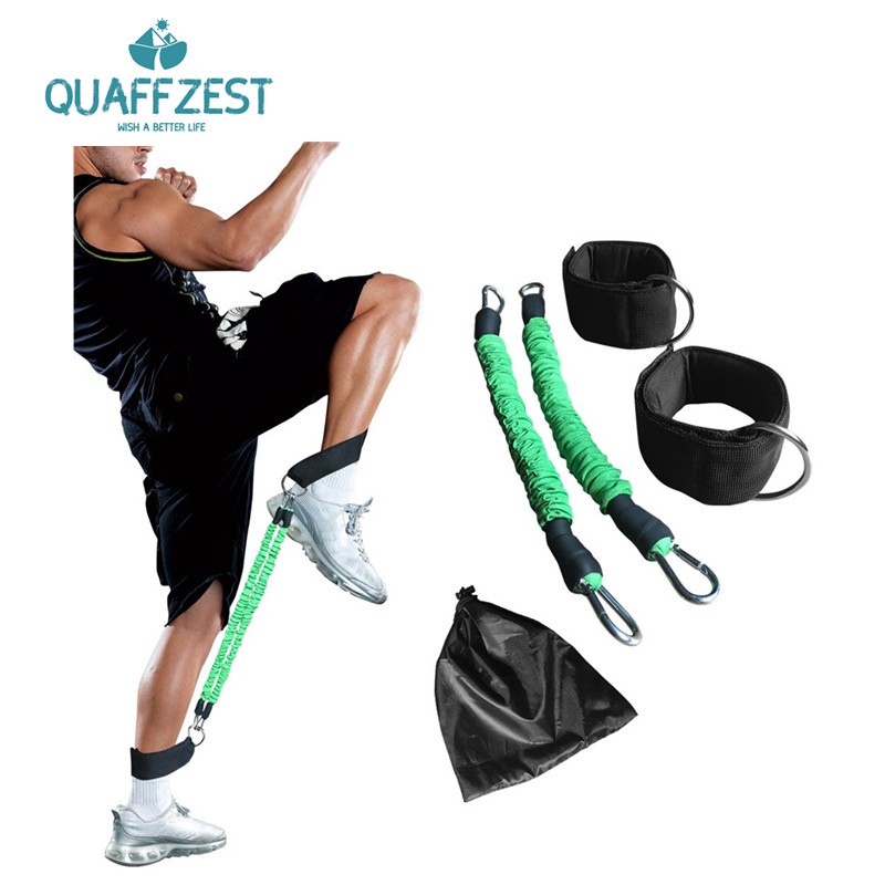 1set Kinetic Speed Agility Training Leg Running Resistance Bands tubes ...
