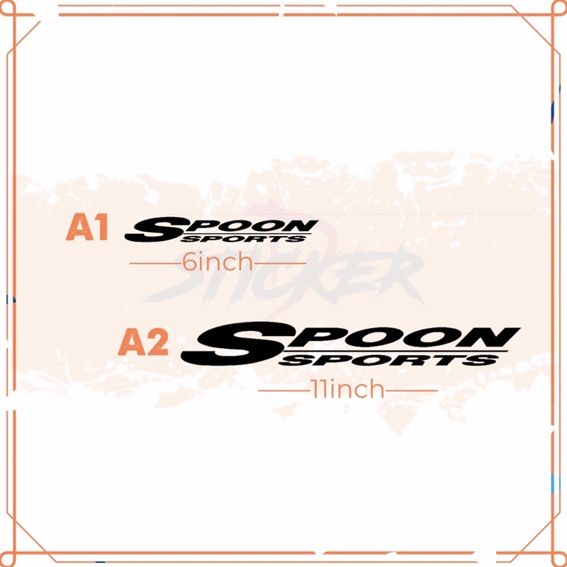 Sticker Cutting SPOON🔥 | Shopee Malaysia