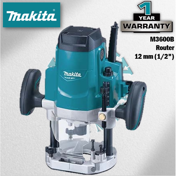 Makita MT SERIES M3600B Router 12MM (1/2")『1 Years Warranty』『100% ...
