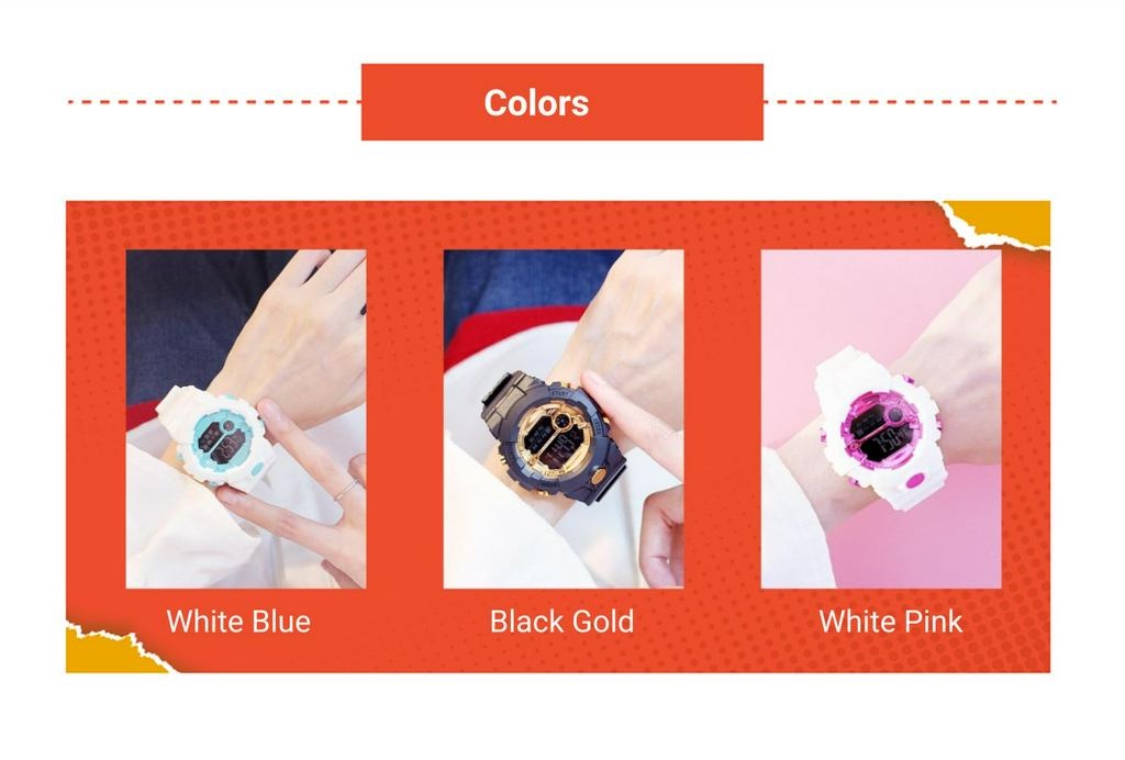 【Msia Stock】Digital LED Sports Watch HONHX BABY AOSUN Men Women Watch ...