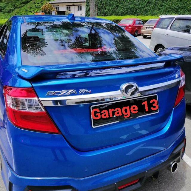 PERODUA BEZZA TRD/TRD V1/V1/TRD SPORTIVO SPOILER WITH LED ABS MATERIAL ...
