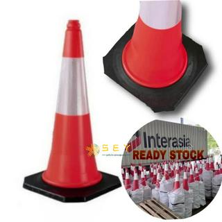 【COD】PVC Reflective Signal Warning Safety Cone/ Double Reflective Line ...