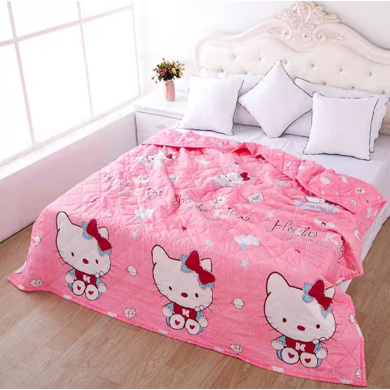 🔥HOT SALES🔥🇲🇾 Comforter Blanket Cartoon quilt Selimut Kartun single ...