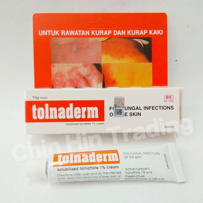 [ HOE ] Tolnaderm Cream 特能癣膏 Krim Tolnaderm ( 15g ) | Shopee Malaysia