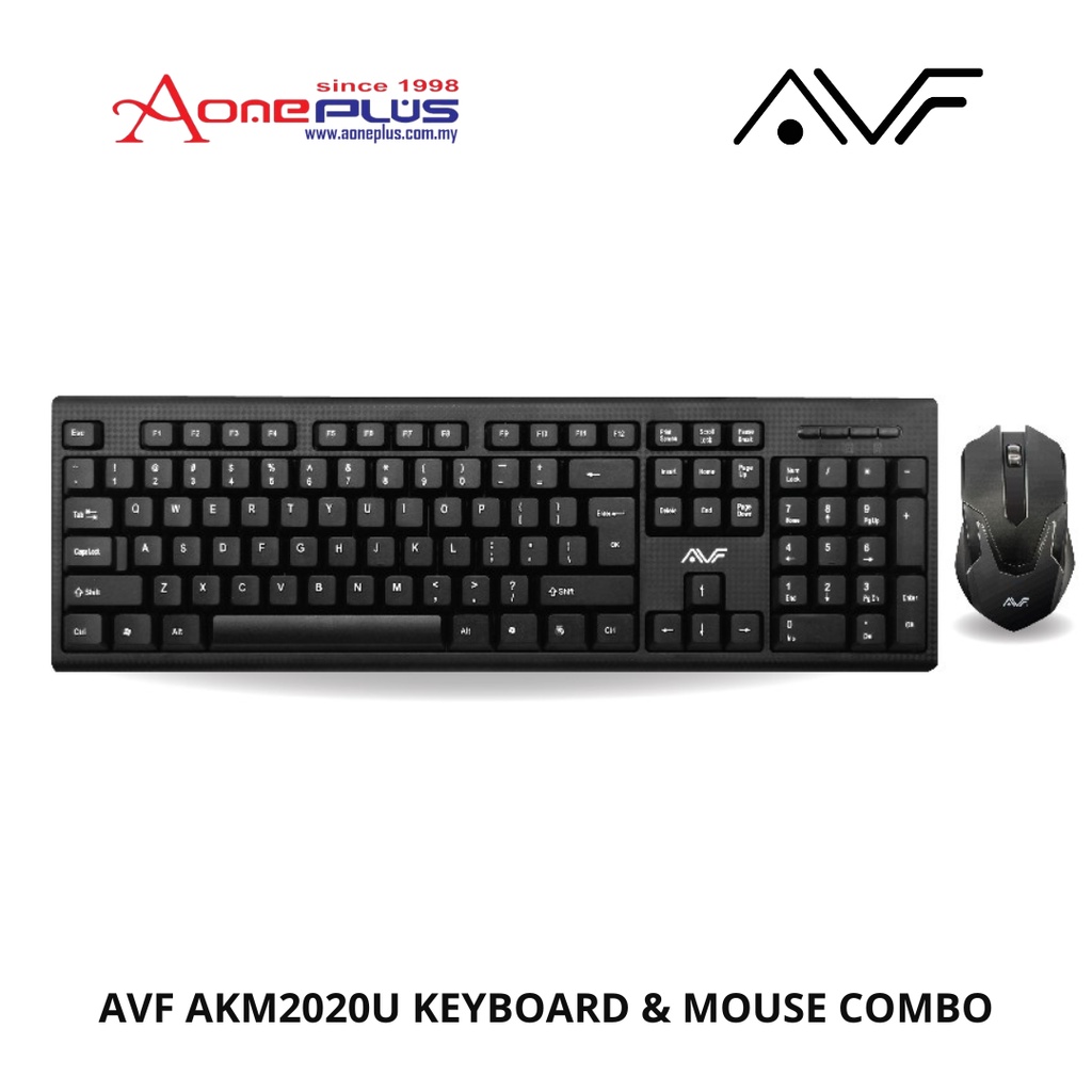 (AONE PLUS SS2) AVF AKM2020U KEYBOARD & MOUSE COMBO | Shopee Malaysia