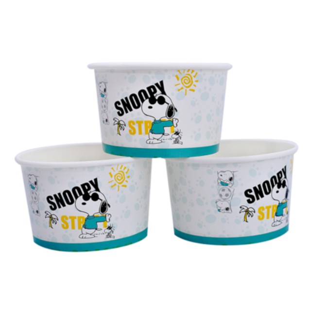 100pcs ice cream cup/ Yogurt cup/ cartoon colorful cup/ small cup with ...