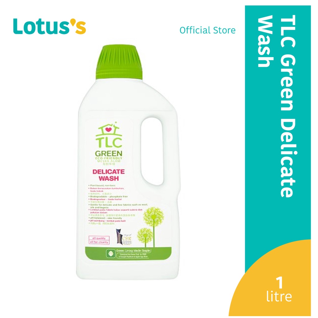 TLC Green Eco-Friendly Delicate Wash 1 Litre | Shopee Malaysia