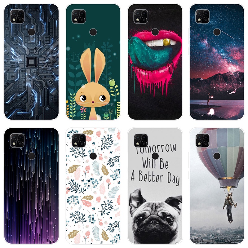 Redmi 10A Case Soft TPU Silicone Xiaomi Redmi 10A Redmi10A Casing Phone ...