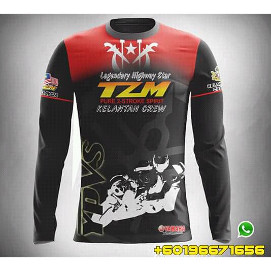 🇲🇾 Penghantaran dari kuantan,Pahang - Baju Yamaha l TZM Semalaysia (Long Sleeve) | Shopee Malaysia