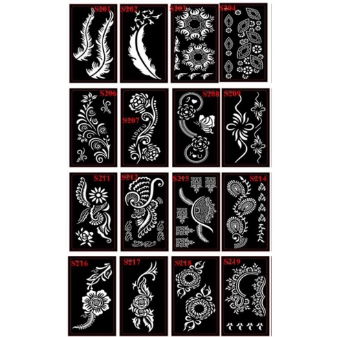 (Malaysia Ready Stock)Henna/Inai pengantin sticker DIY | Shopee Malaysia