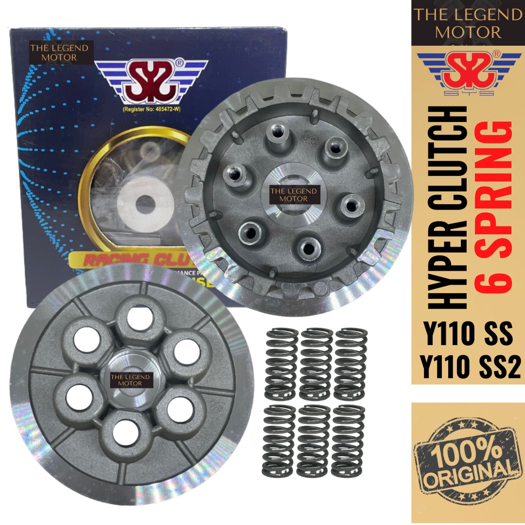 YAMAHA Y110SS SS2 Y110 HyperClutch 6 Spring Hyper Clutch SYS Clutch ...