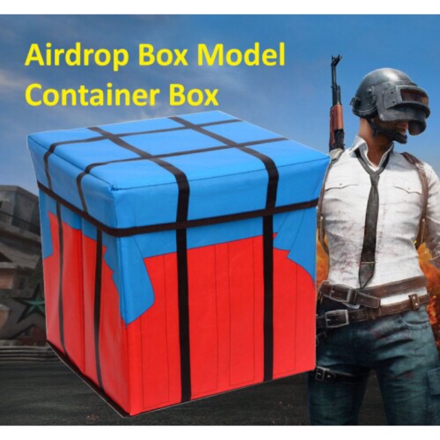 AIRDROP BOX CHAIR BATTLEGROUNDS / FOR DISPLAY / STORAGE BOX | Shopee ...