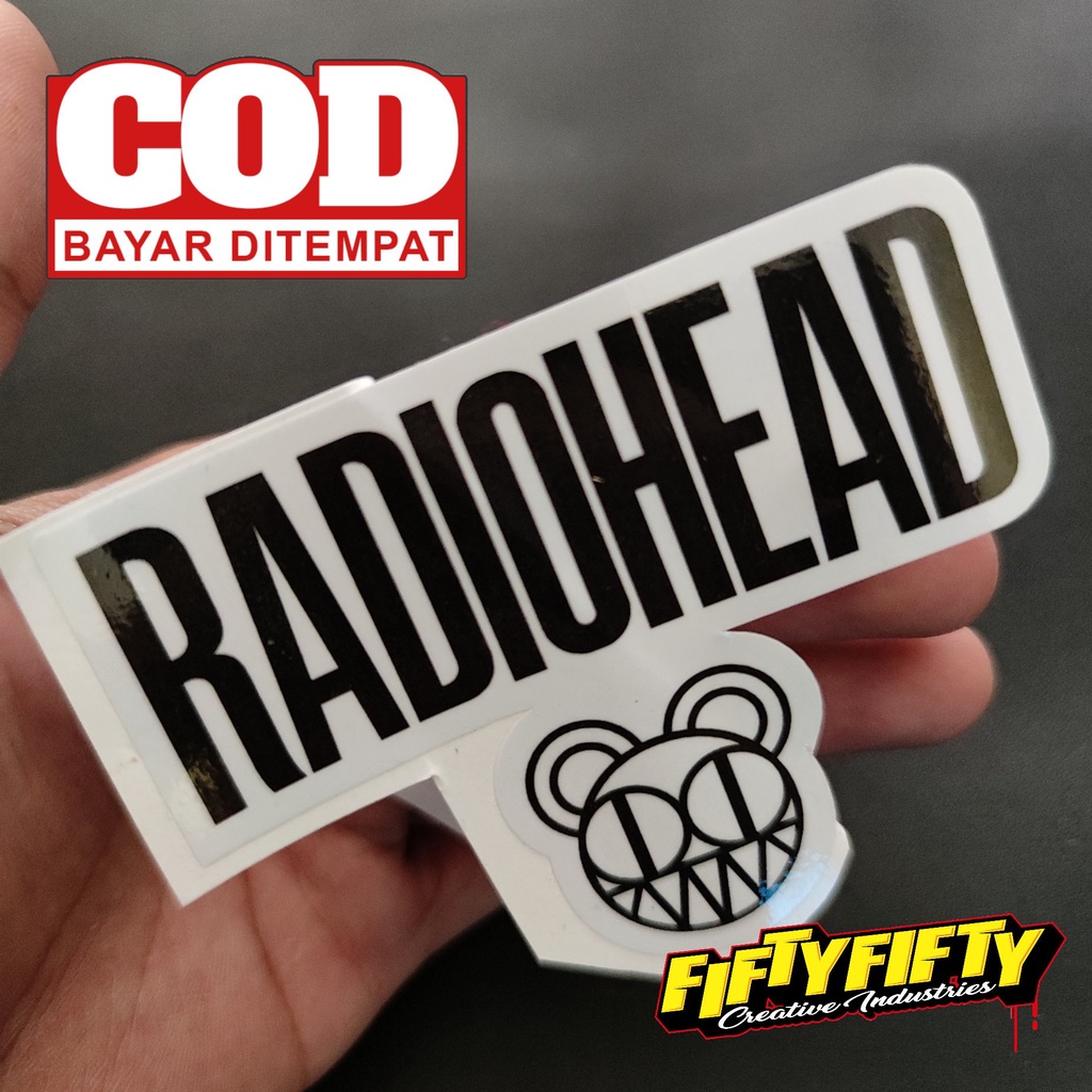 Radiohead Print Cut Stickers Waterproof Glossy Lamination Printing ...