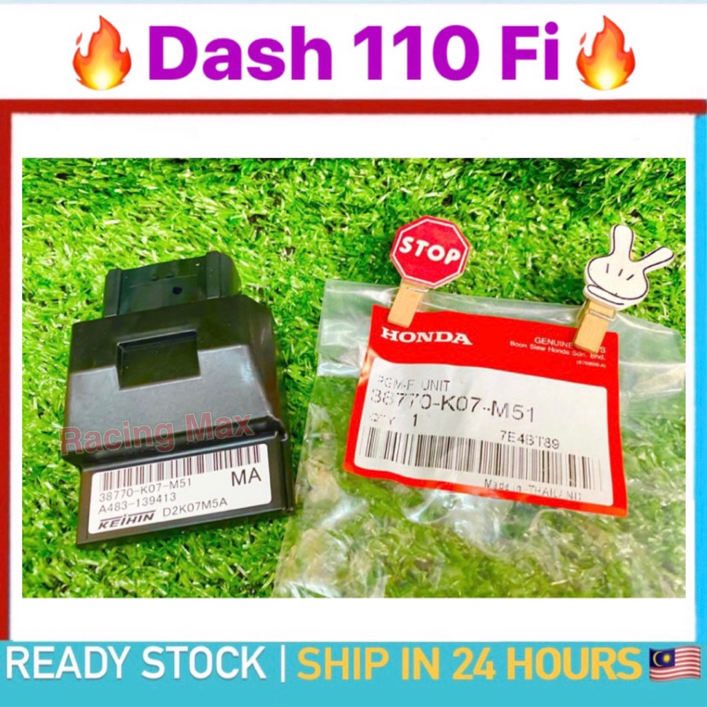 Honda Wave Dash110 V2 Fi Dash 110 V2 Fi CDI Unit Original 38770-K07-M51 ...