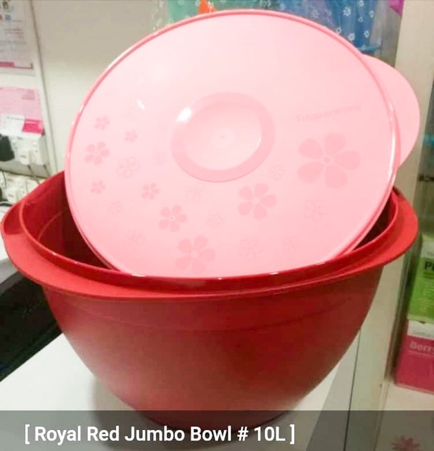 Supersized Bowl (10L) Jumbo Bowl Tupperware Bekas Besar Giant Bowl ...