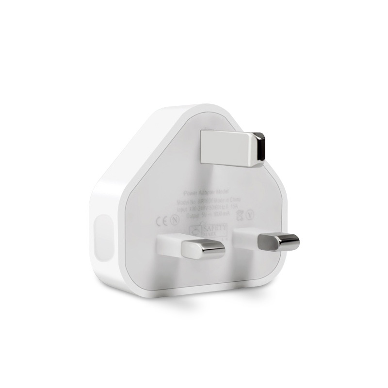 HdoorLink UK Plug 3 Pin Regulatory 5V 1A Universal Travel Charging Head ...