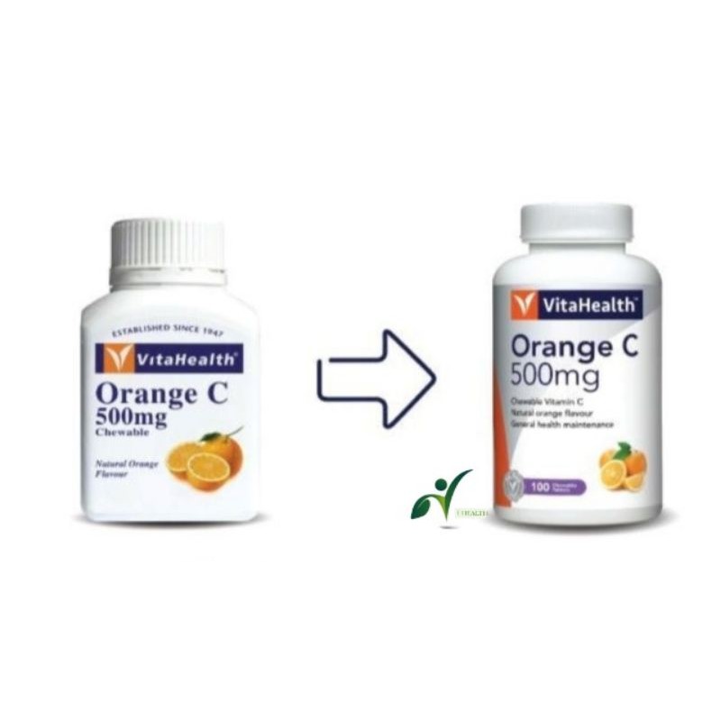 Vitahealth Orange C 500mg Chewable 2x100s Shopee Malaysia 4452