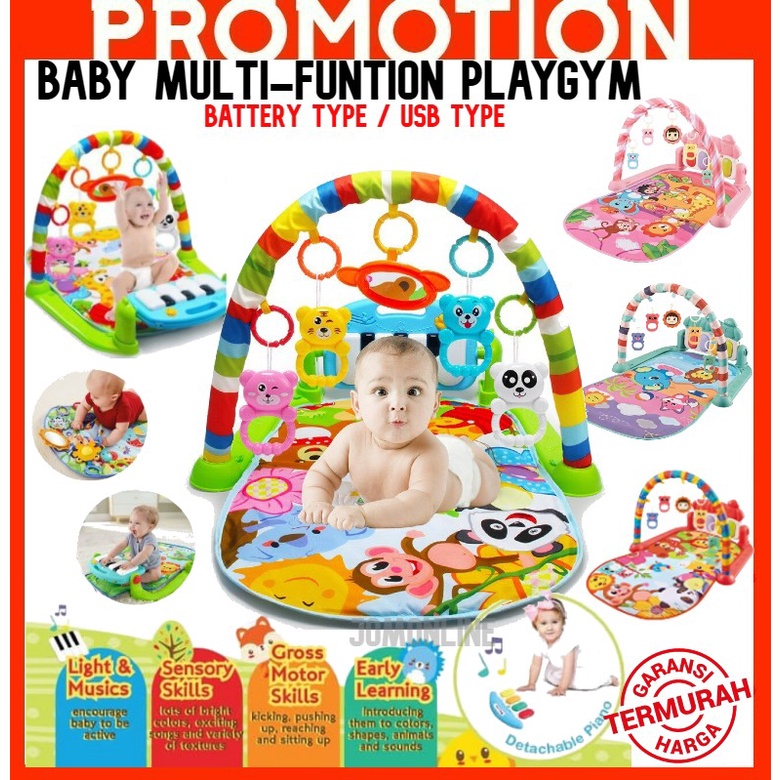 ~Dari KL~ Tikar Mainan Bayi playgym & Playmat Interaktif USB Baby ...